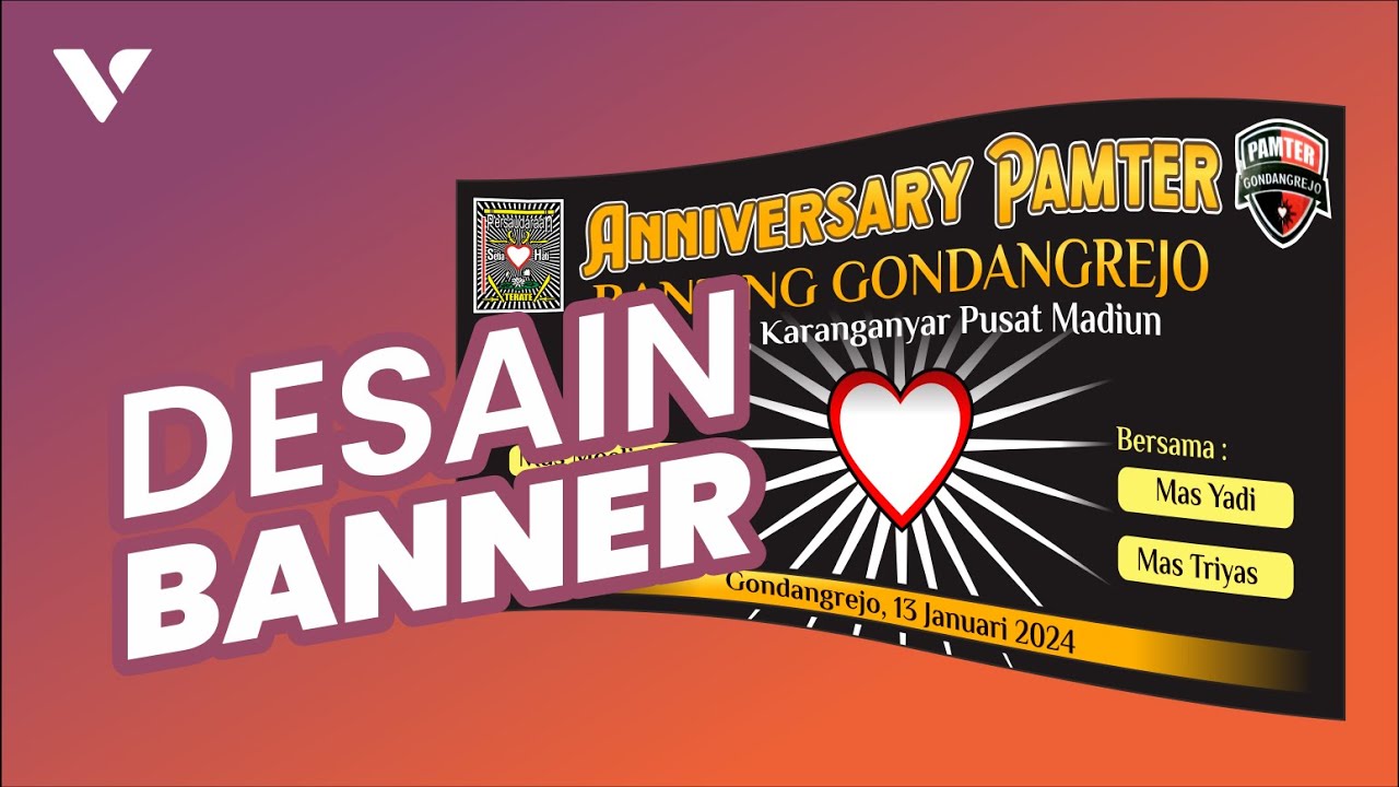 TUTORIAL DESAIN BANNER SIMPEL - YouTube
