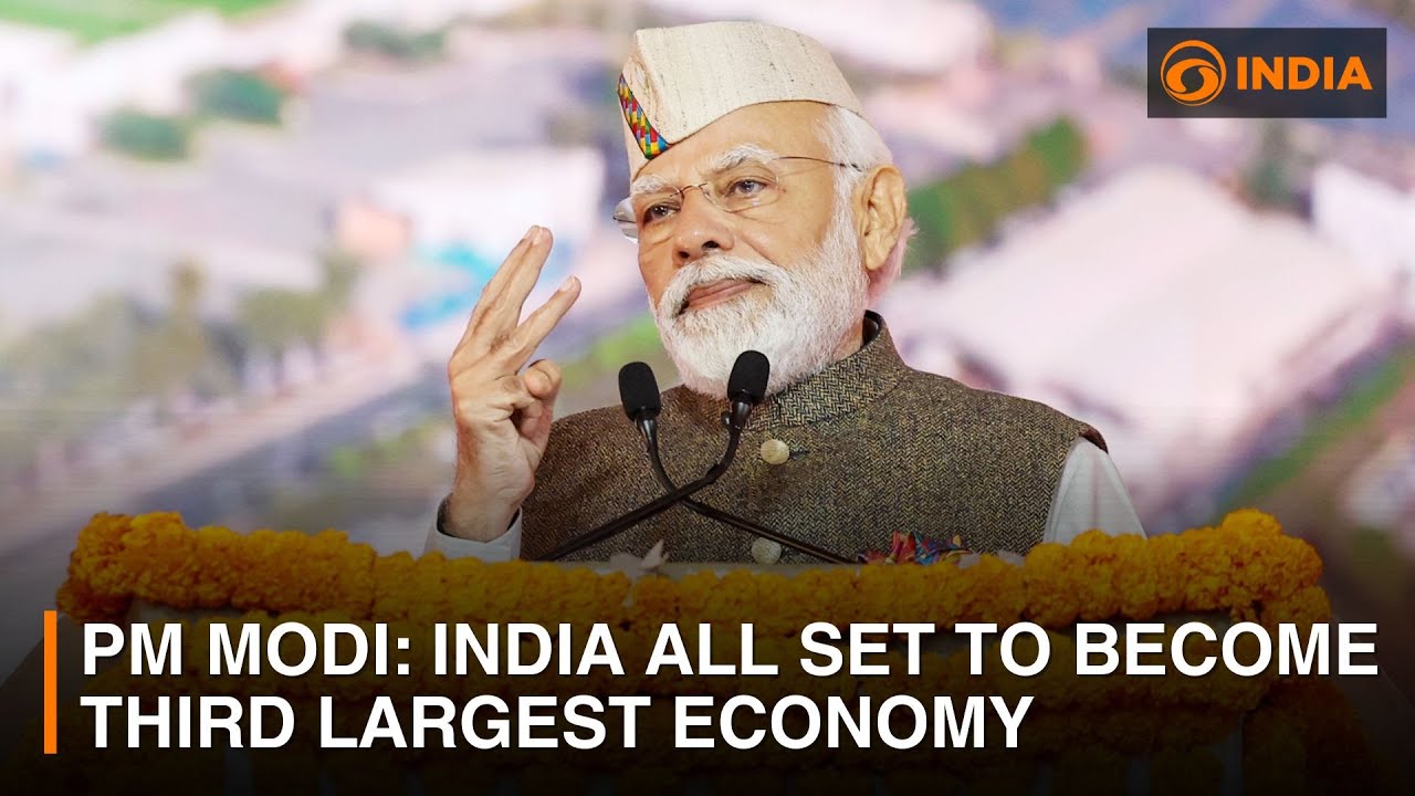 PM Modi: India all set to become world's third largest economy - YouTube