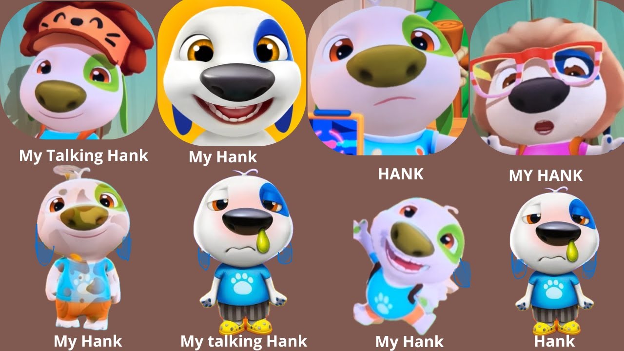 My Talking Hank Explore the small island and watch the fireworks cute ...