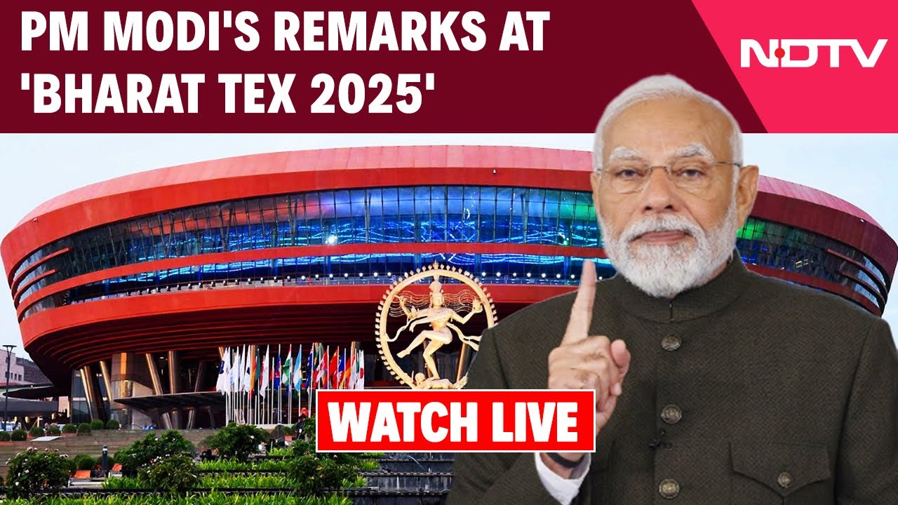 PM Modi LIVE | PM Modi LIVE Today | Bharat Tex 2025 | PM Modi News | PM ...