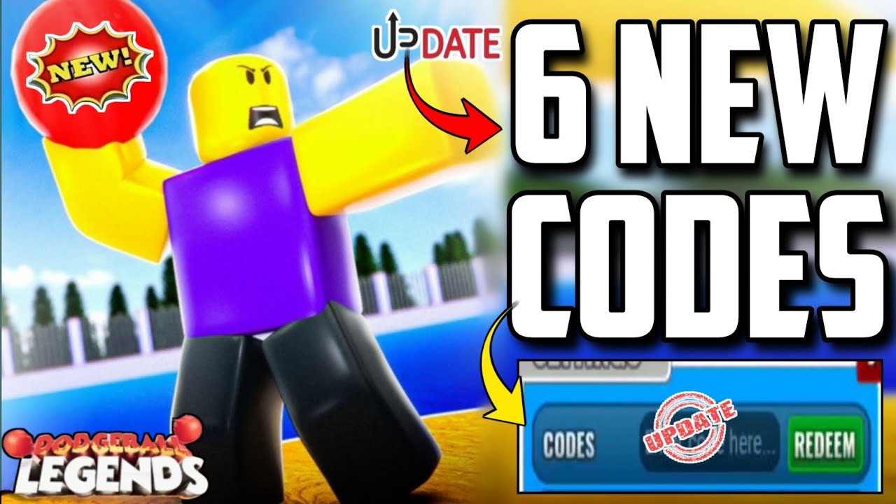 Dodgeball Legends 6 Gift Codes | Codes Roblox Dodgeball Legends 2025 ...
