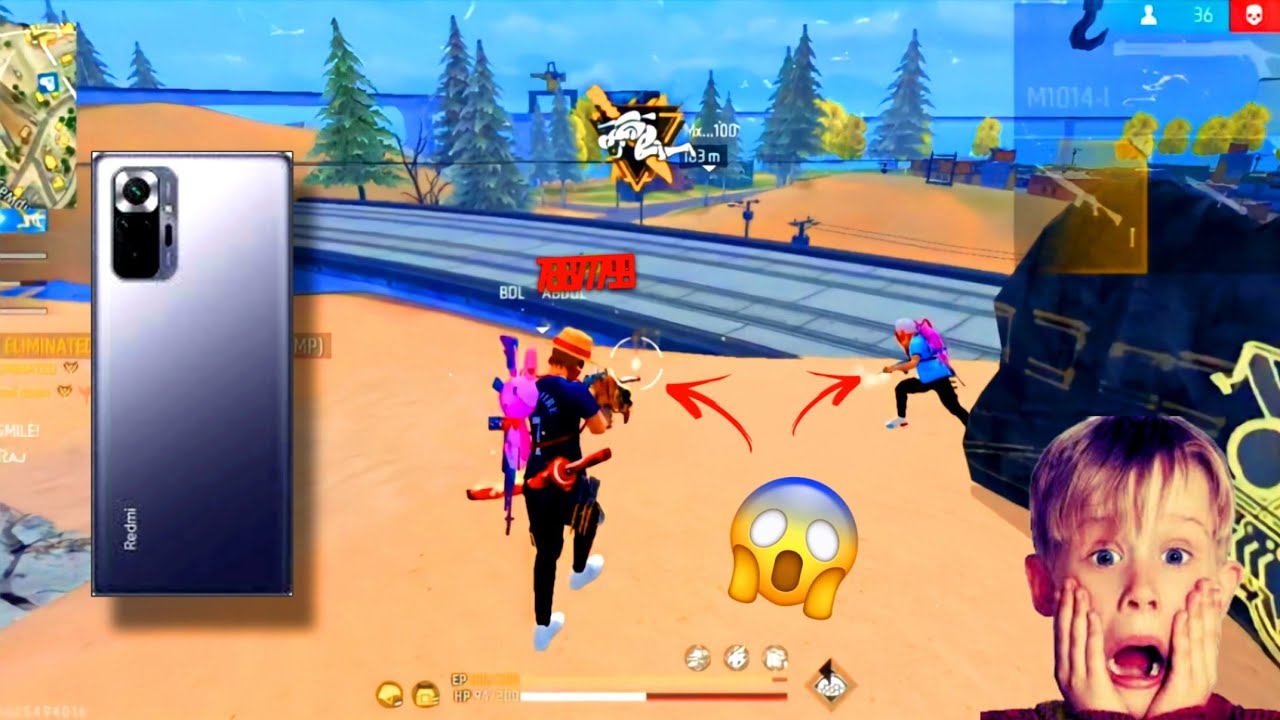 Ranked Match Highlight 🦇 Video Redmi note 10 pro 📲 New setting ⚙️ ...