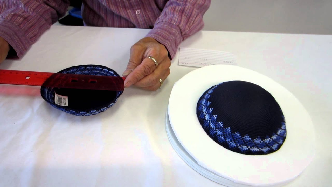Crocheted Kippot: Kippah skull cap yarmulka head cap - YouTube