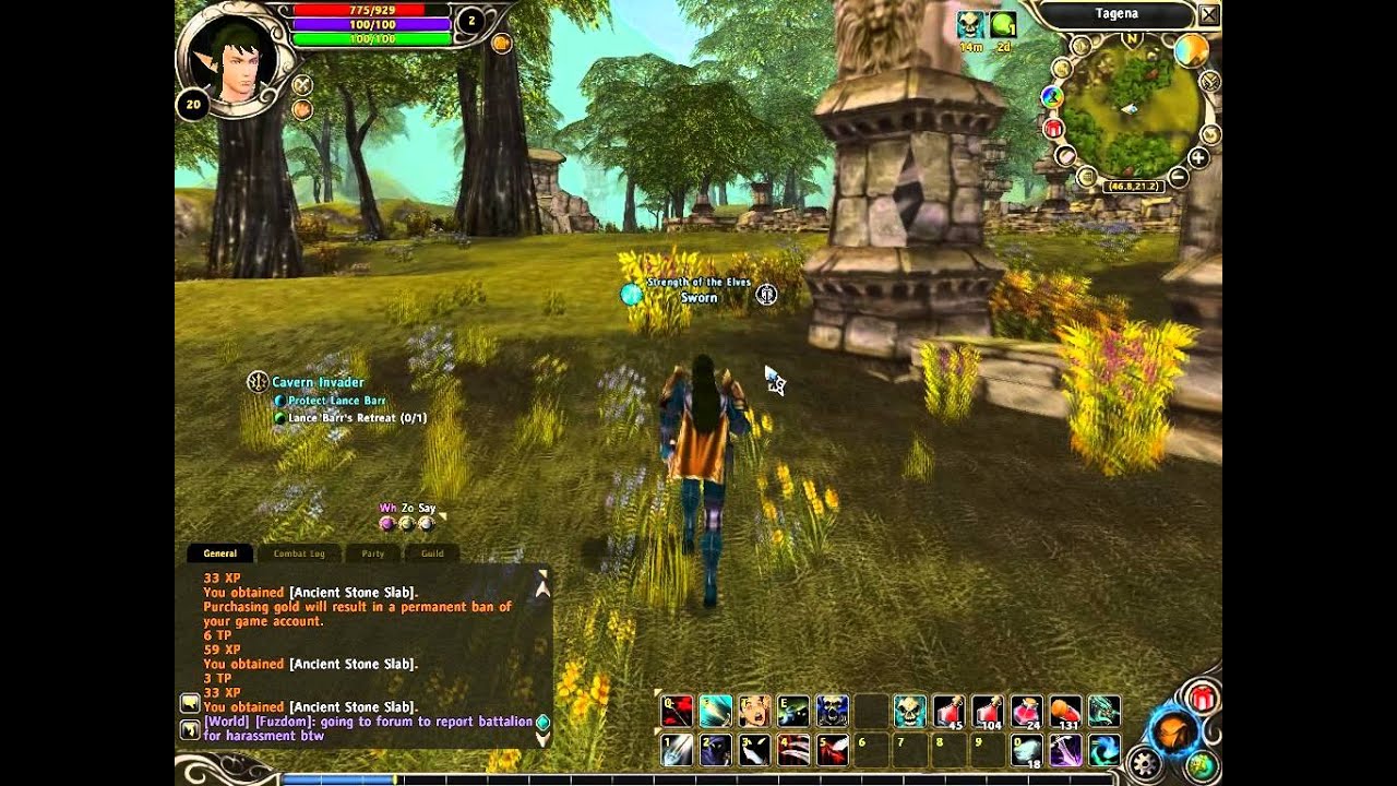Runes of Magic: Rogue/Scout Gameplay - YouTube