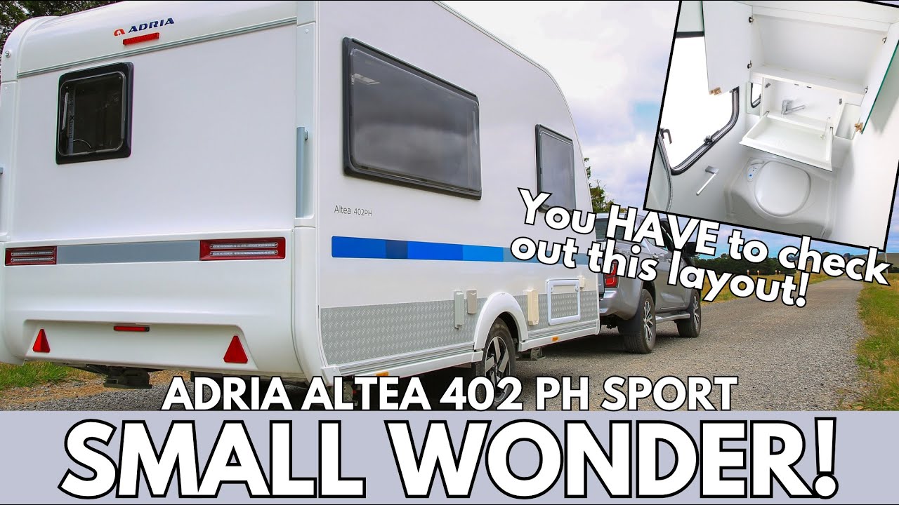 Wow! This Caravan Layout is DIFFERENT! | Adria Altea 402 PH Sport - YouTube