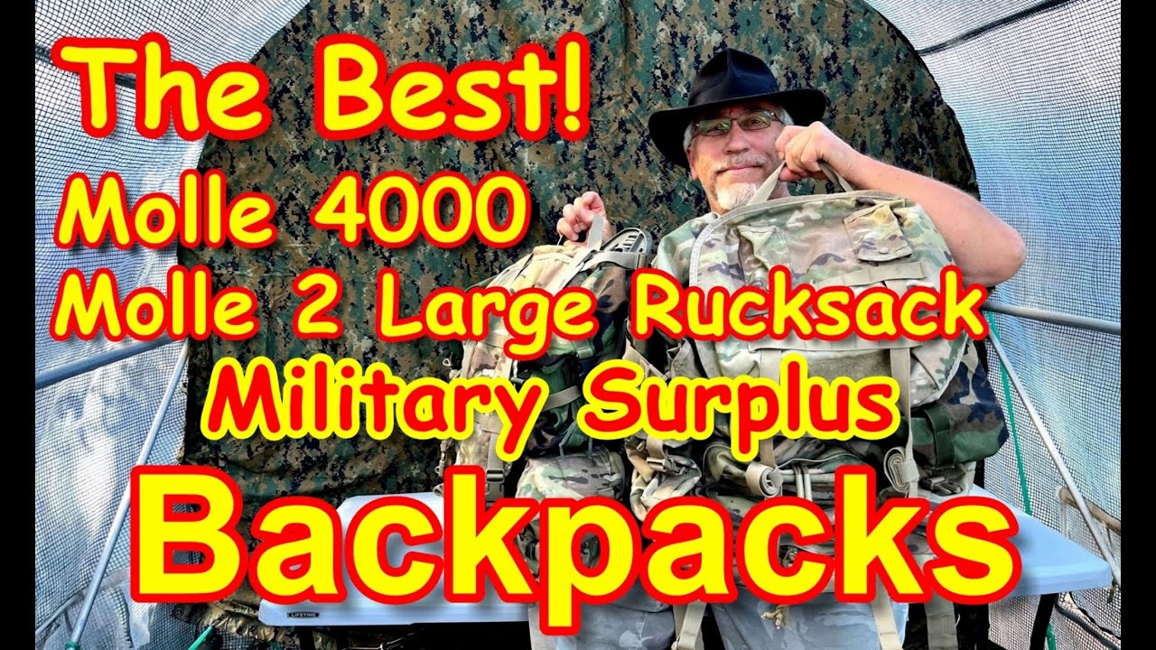 Best Backpacks Molle 4000 & Molle 2 Large Rucksack for Survival ...