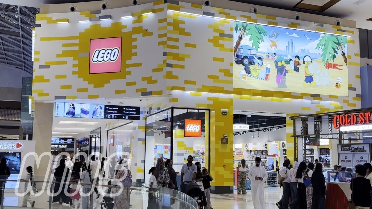 Lego store Yas Mall, Abu Dhabi, August 2025 - YouTube