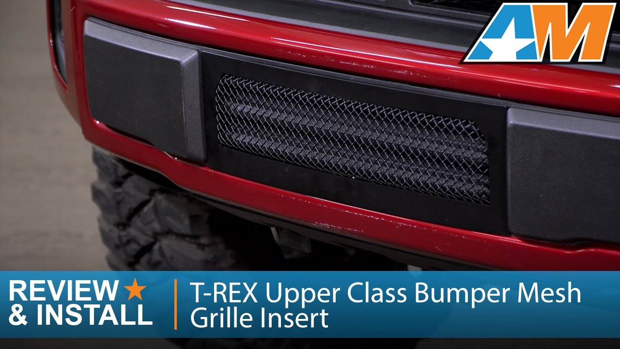 2015-2016 F-150 T-REX Upper Class Bumper Mesh Grille Insert - Black (5 ...