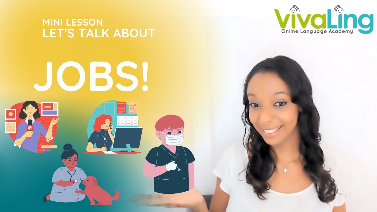 Let’s talk about jobs| English Mini Lesson / Les métiers | Mini Leçon d ...