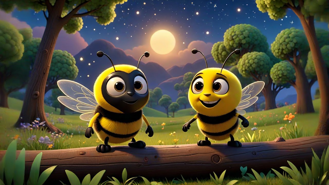 Two Bumble Bees Buzz Buzz Buzz | Bee Song for Kids | Nursery Rhymes and Learning Songs - YouTube