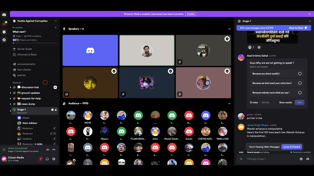 Gen Z discord live - YouTube