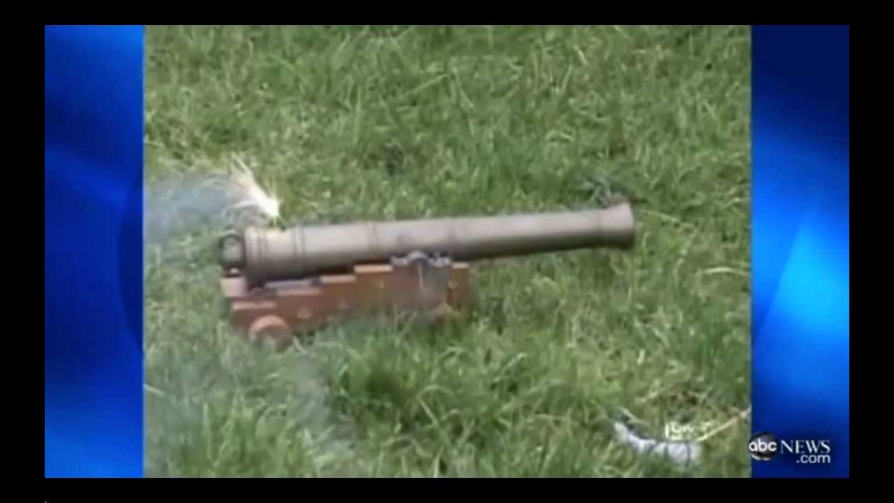 Boy Killed by Replica Toy Cannon [VIDEO] - YouTube