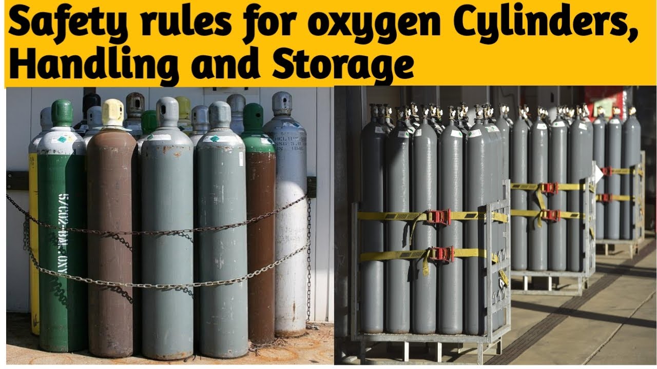 Safety rules for Oxygen Cylinders Handling and Storage | Cylinder ...