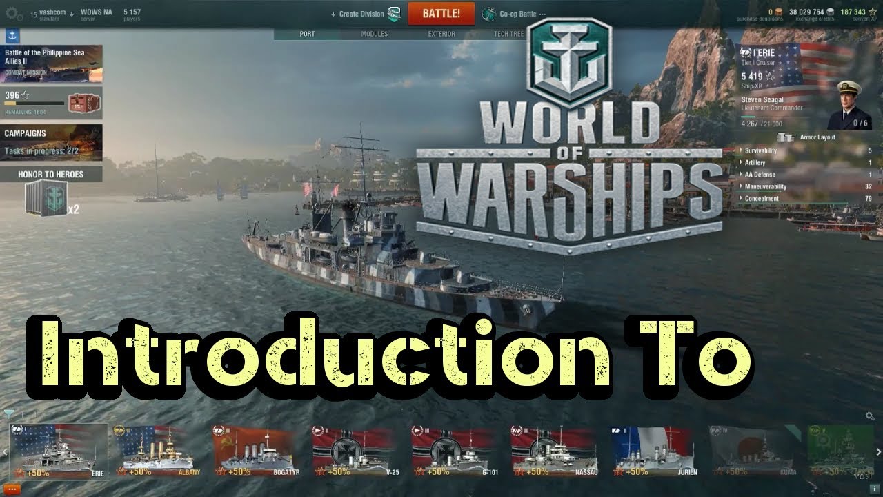 World of Warships - PC - Introduction - YouTube