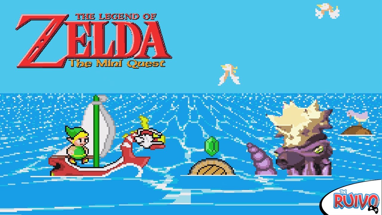 The Legend of Zelda - The Mini Quest (SNES) no Super Nintendo - YouTube