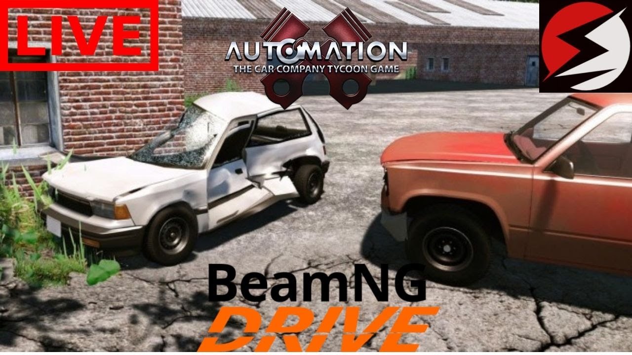 AUTOMATION/ BEAMNG DRIVE🔴LIVE🔴 DESIGNING A CAR! - YouTube