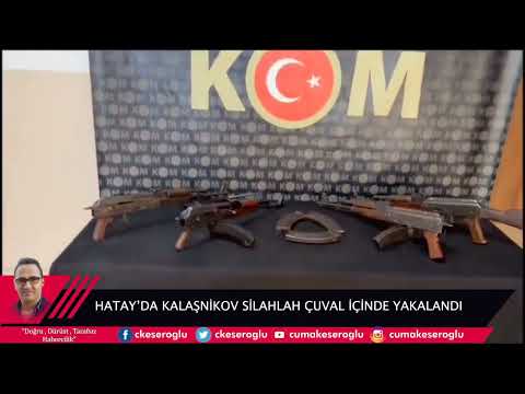 Durdurulan araçtan çıkan silahlar şaşırttı!