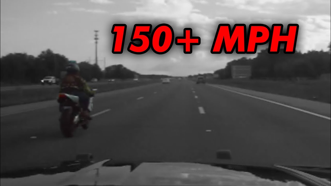 Sport Bike Rider takes Florida Highway Patrol on a high-speed chase and ...