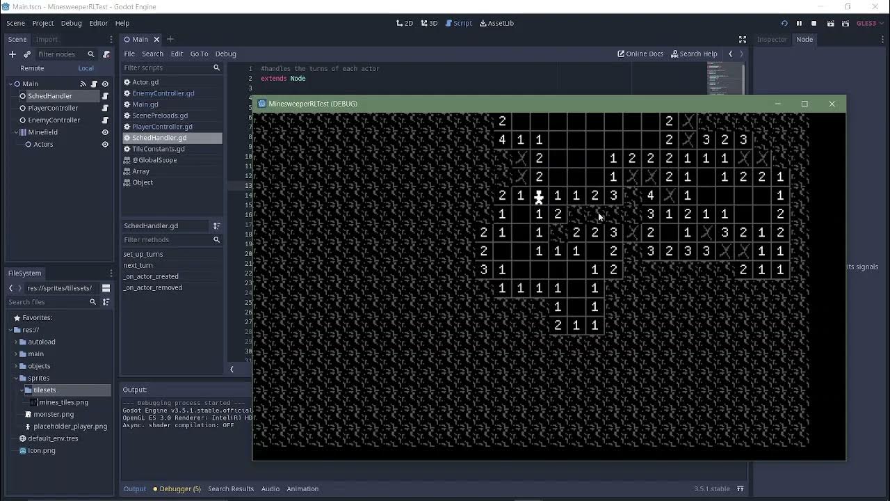 barebones gameplay! (minesweeper-like devlog #2) - YouTube