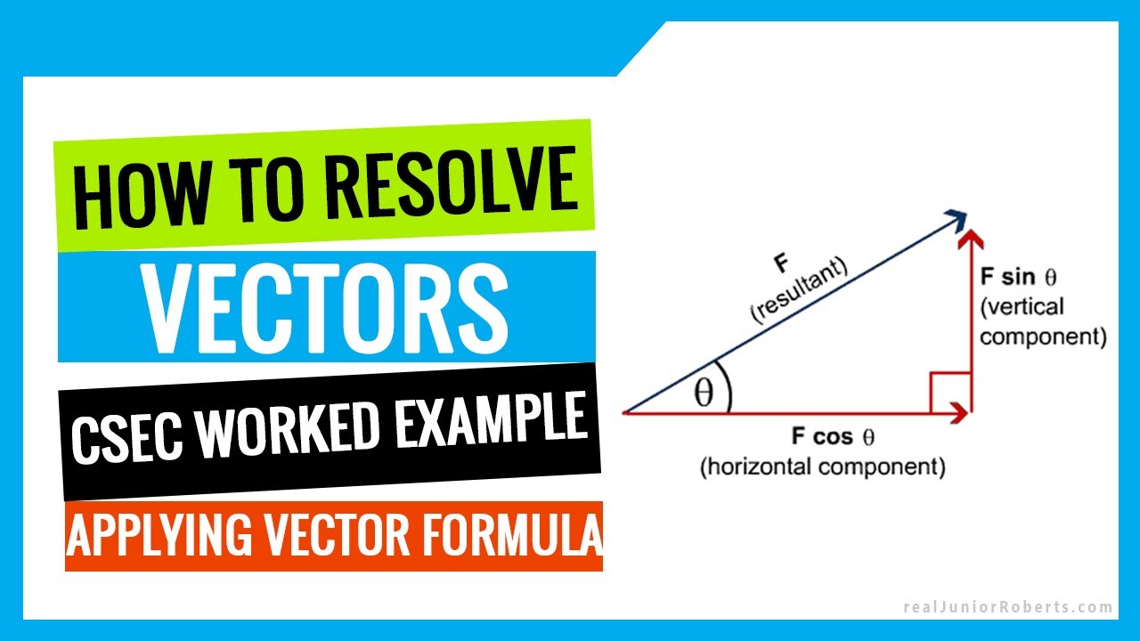 How to Solve Vector Questions in CSEC Physics | Junior Roberts - YouTube
