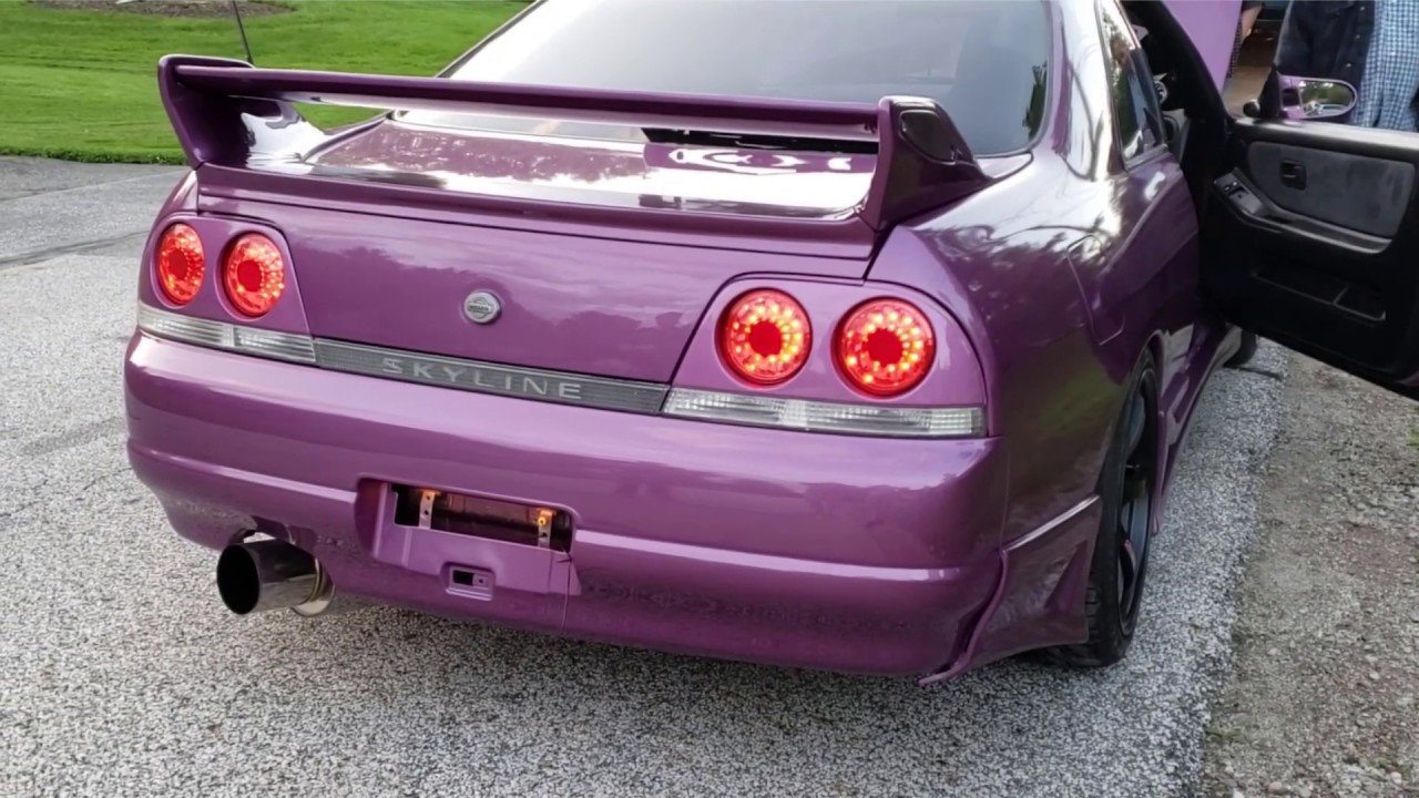 Justin's new R33 is here! Adam LZ hooked him up! - YouTube