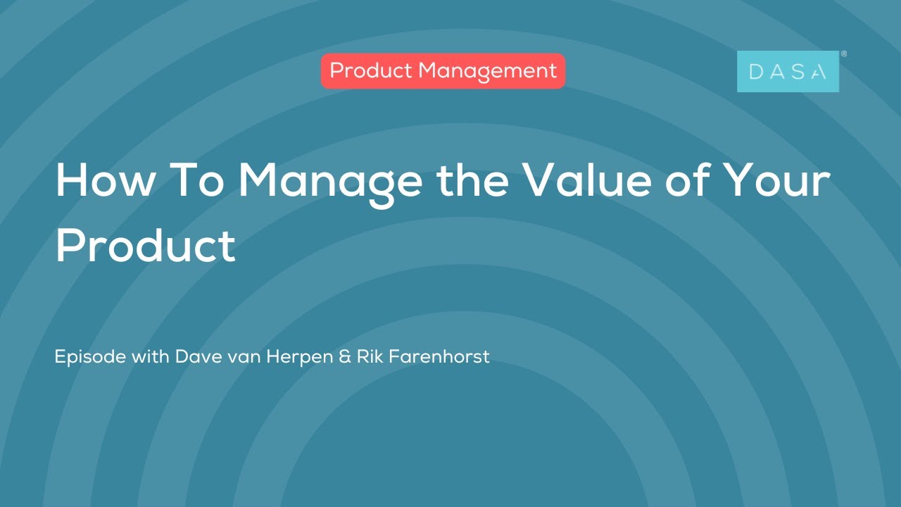 How to Manage the Value of Your Product - YouTube