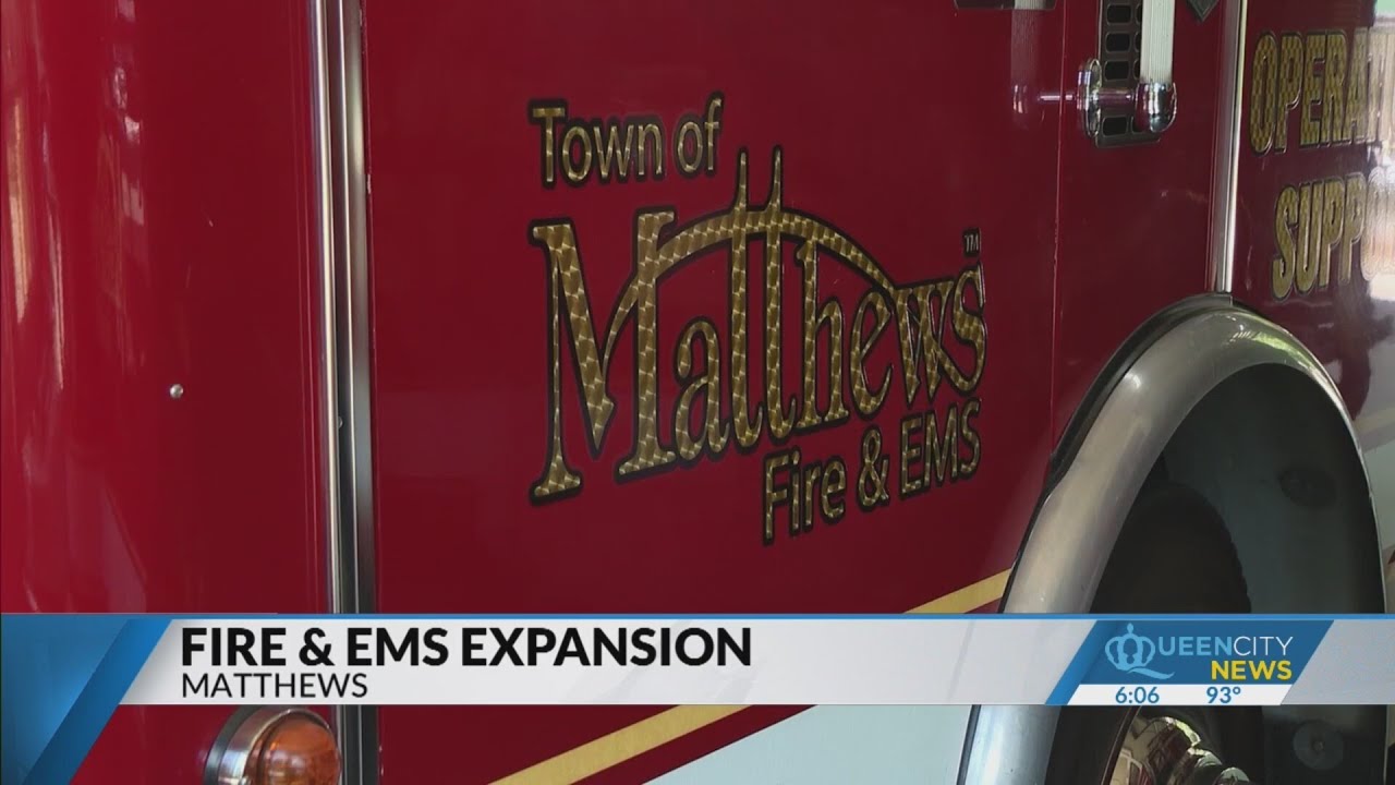 Much-needed fire station gets full-time staff in Matthews - YouTube