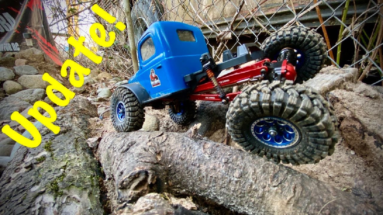 Rcawd fcx24 Double Barrel Shock Test and Chat! - YouTube