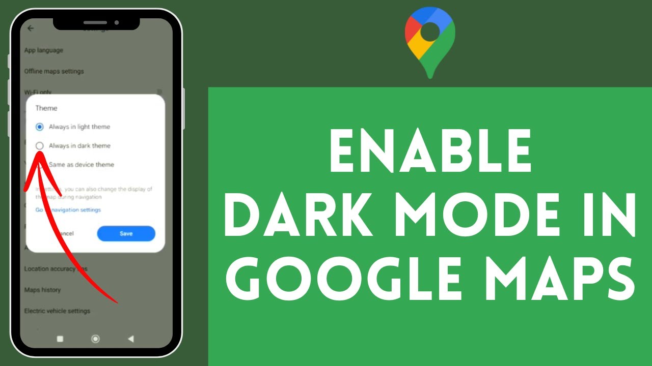 How to Enable Google Maps Dark Mode (2024) | Activate Google Maps Dark ...