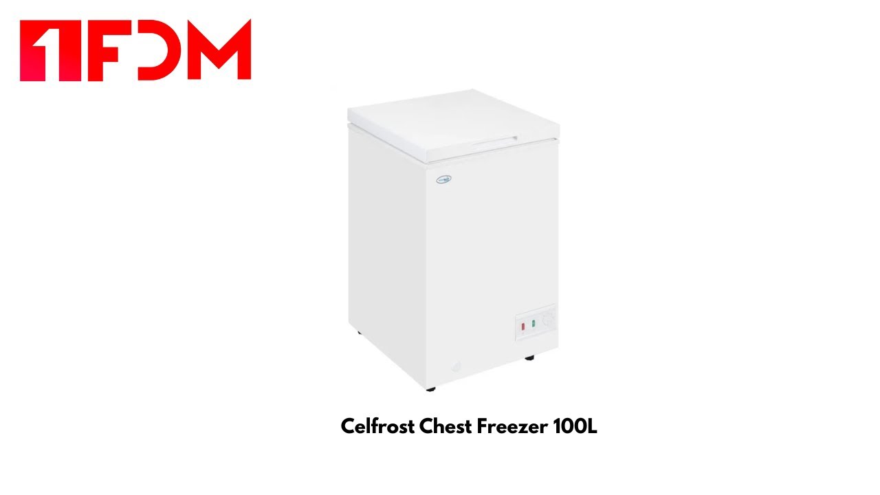 Celfrost Chest Freezer 100L - YouTube