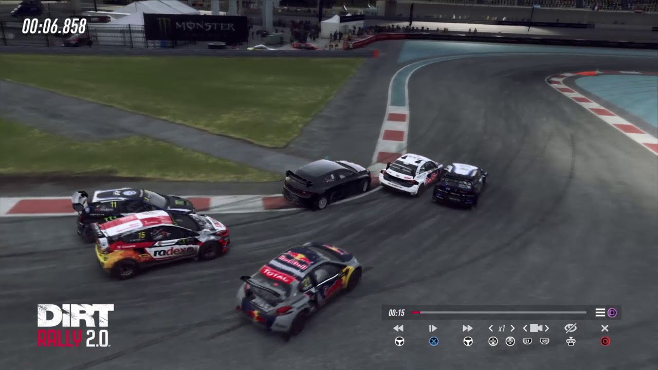 LA FIN SE JOUE EN QUELQUE MILLIEMES!!!!!! Renault RS RX Abu Dabi - YouTube