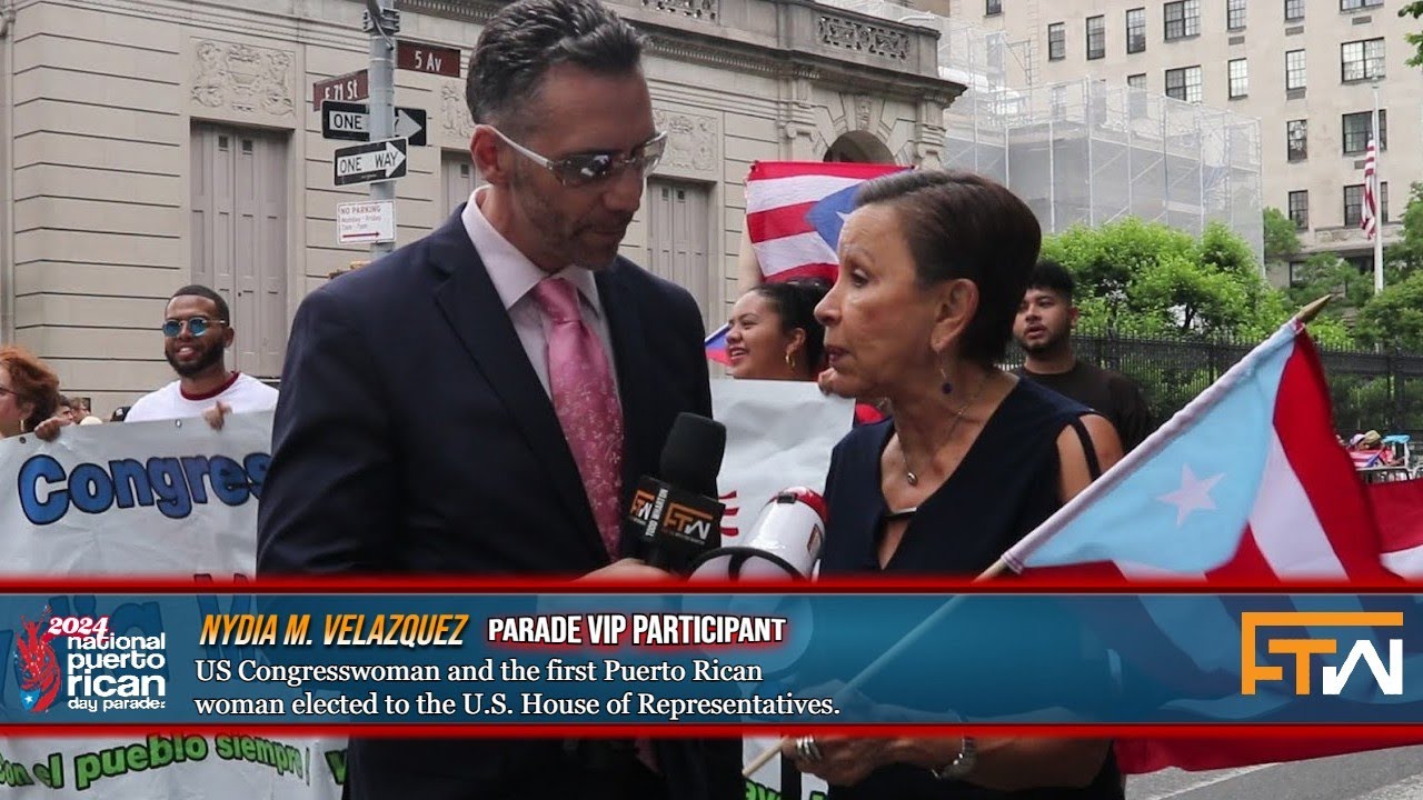 Todd interviews US Congresswoman, Nydia M. Velazquez at the 2024 ...