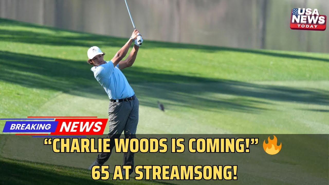 Charlie Woods Shoots 65! In Contention at Team TaylorMade Invitational ...