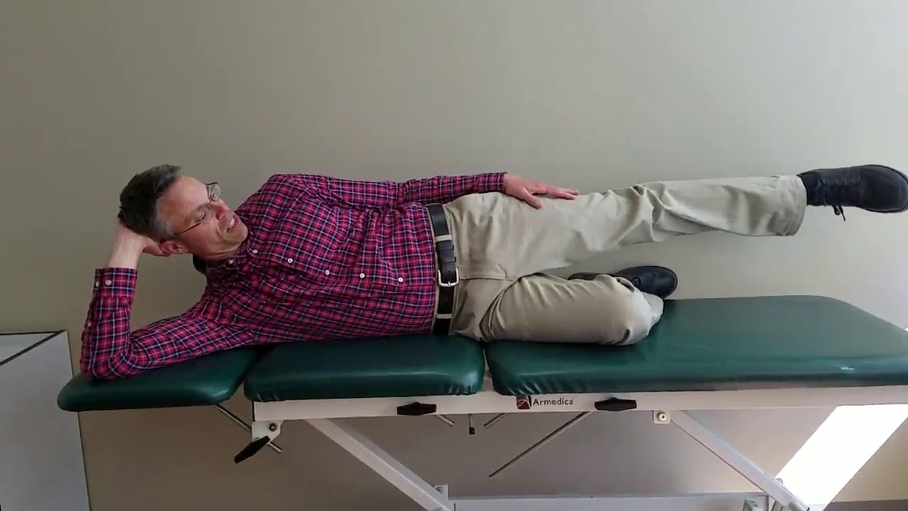 Side Lying Hip Abduction - YouTube