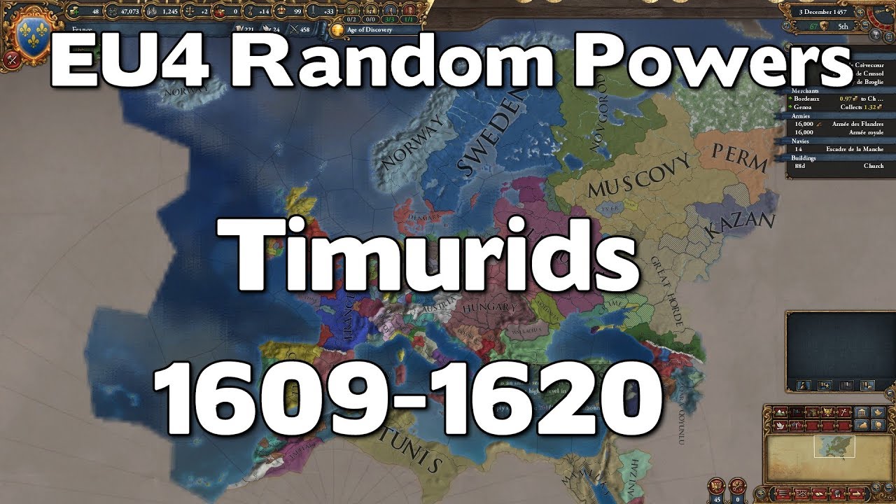 EU4: Timurids 1609-1620 - YouTube