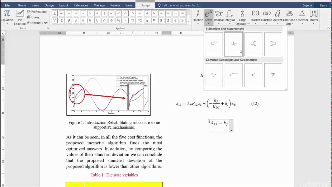 Microsoft Word Easy! - Part 12 - How to write an equation in the text ...