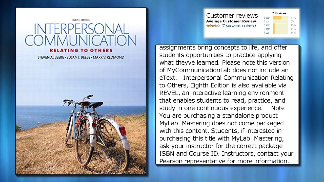 Interpersonal Communication: Relating to Others (8th Edition) - YouTube