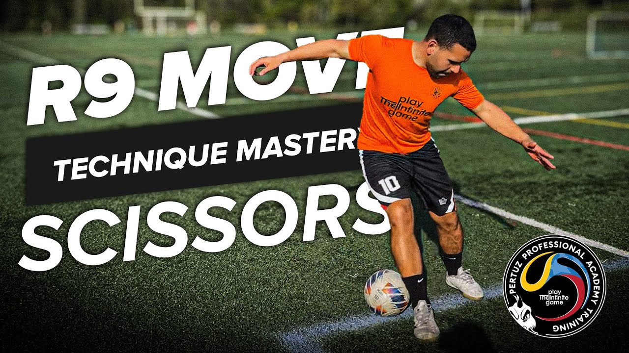 R9 Scissors | Soccer Skills Tutorial - Technique Mastery - YouTube