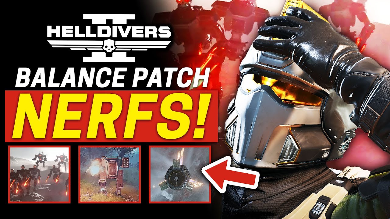Helldivers 2 NEW Patch NERFS! Patrol Spawns, Mechs and Meteors! - YouTube