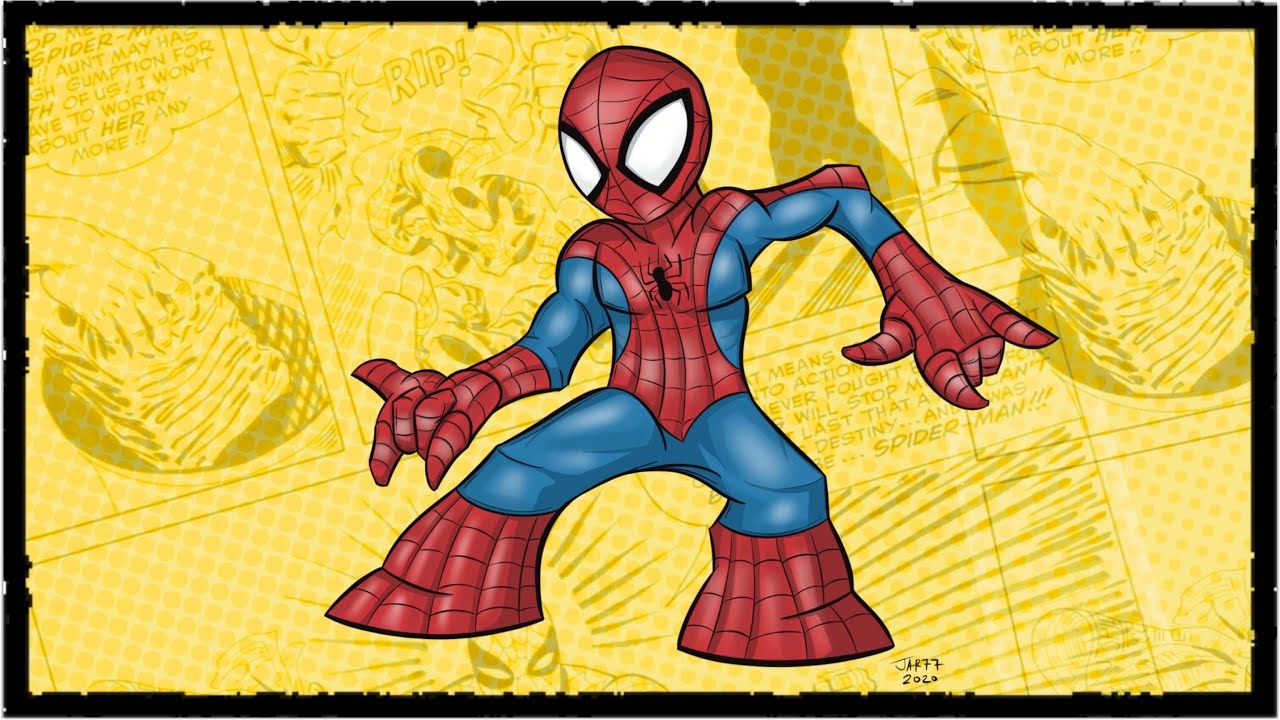 Spider-Man Speed Drawing - YouTube