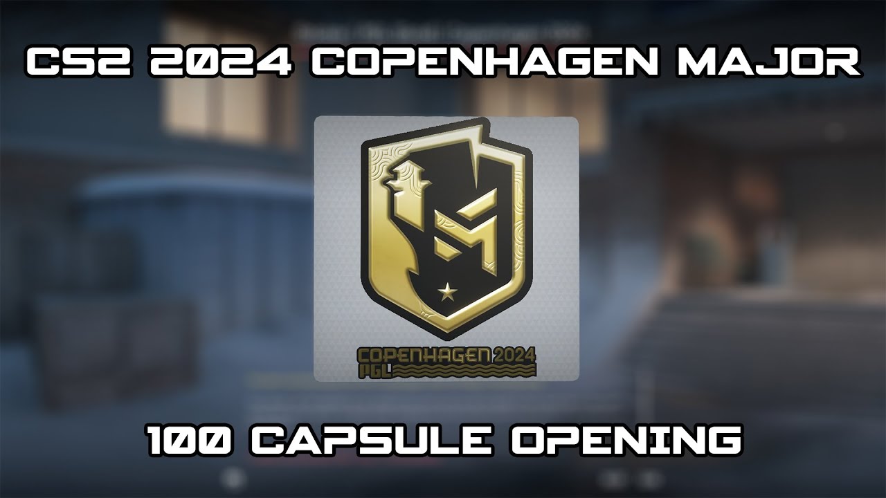 OPENING 100 PGL Copenhagen 2024 Sticker Capsules | COUNTER STRIKE 2 ...