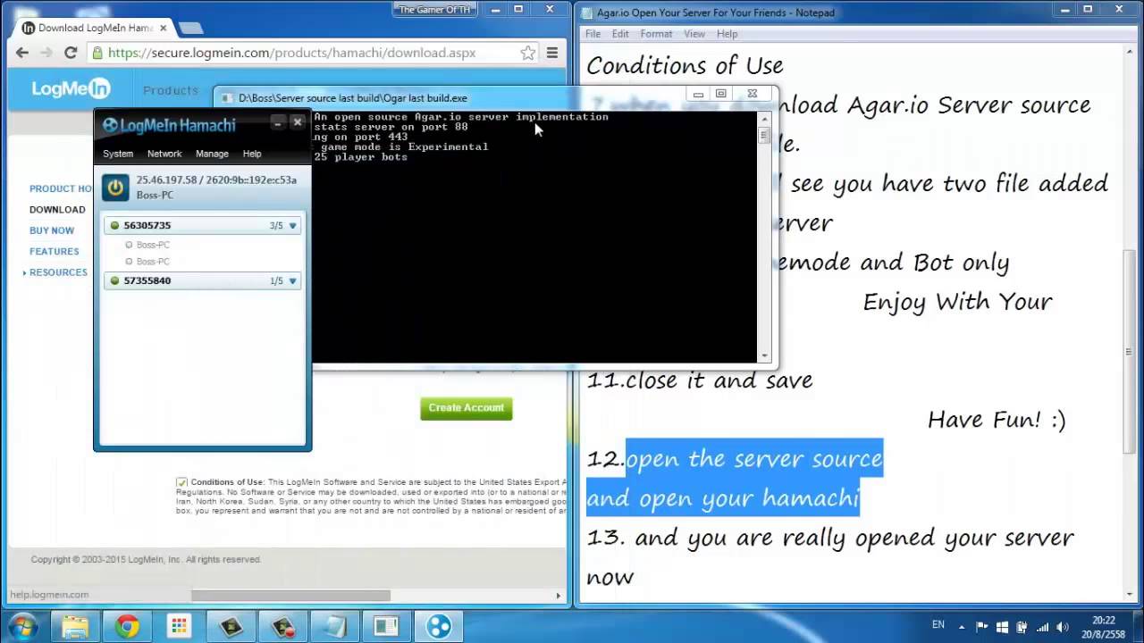 Agar.io How to open server (eazy) - YouTube