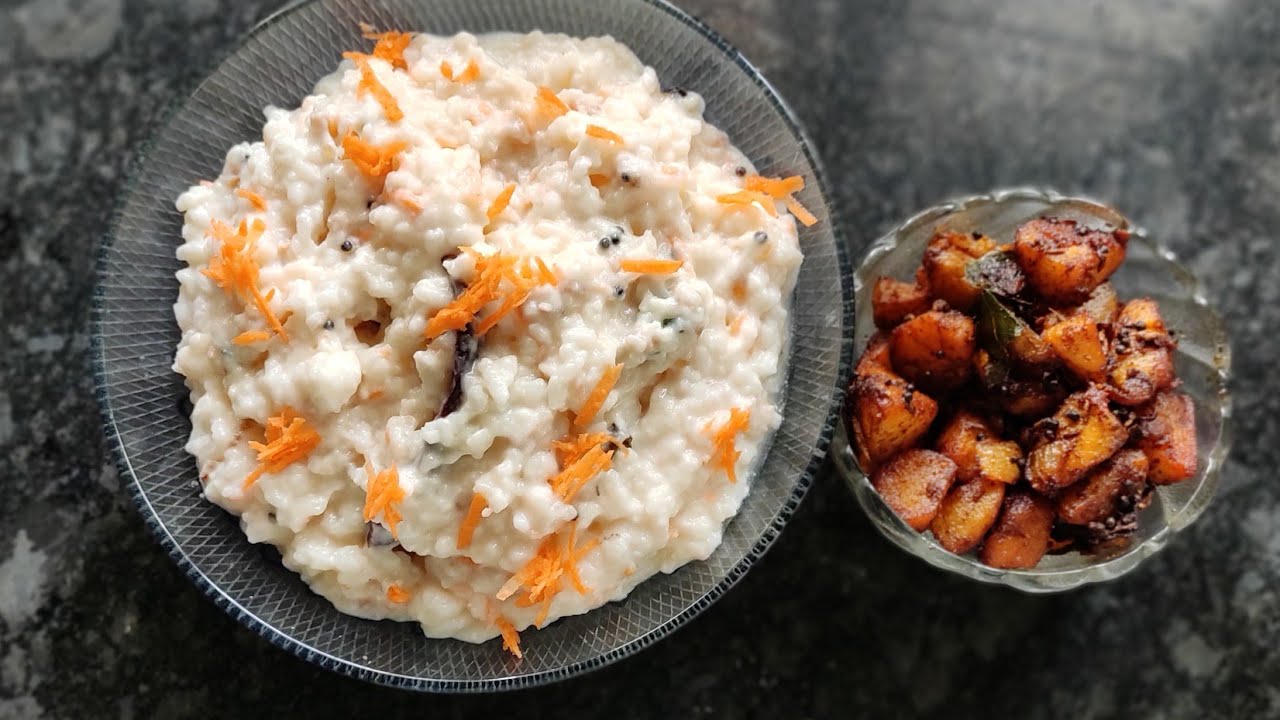Curd rice and potato fry - YouTube
