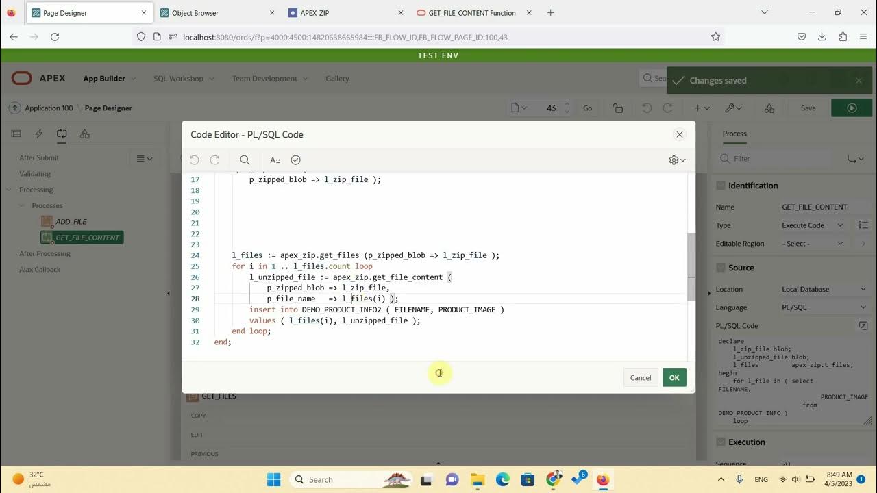 Oracle APEX API (APEX_ZIP) : GET_FILE_CONTENT Function - YouTube