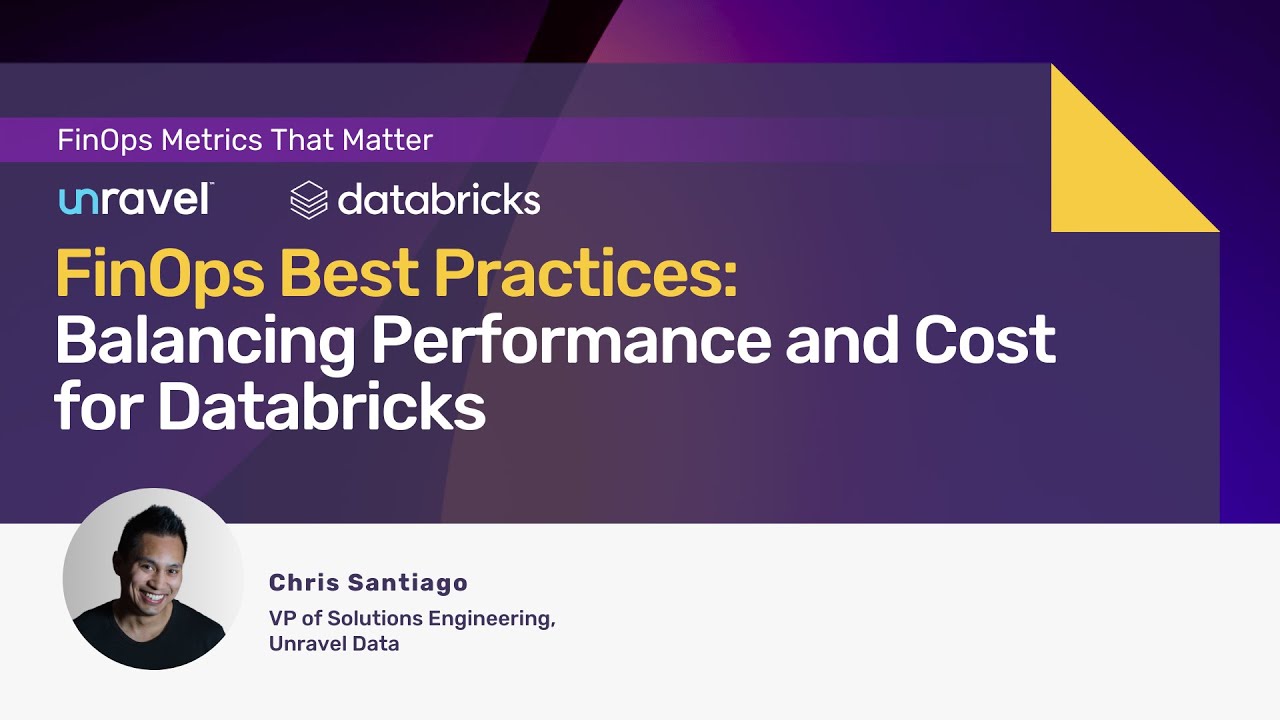 FinOps Best Practices: Balancing Performance and Cost for Databricks - YouTube