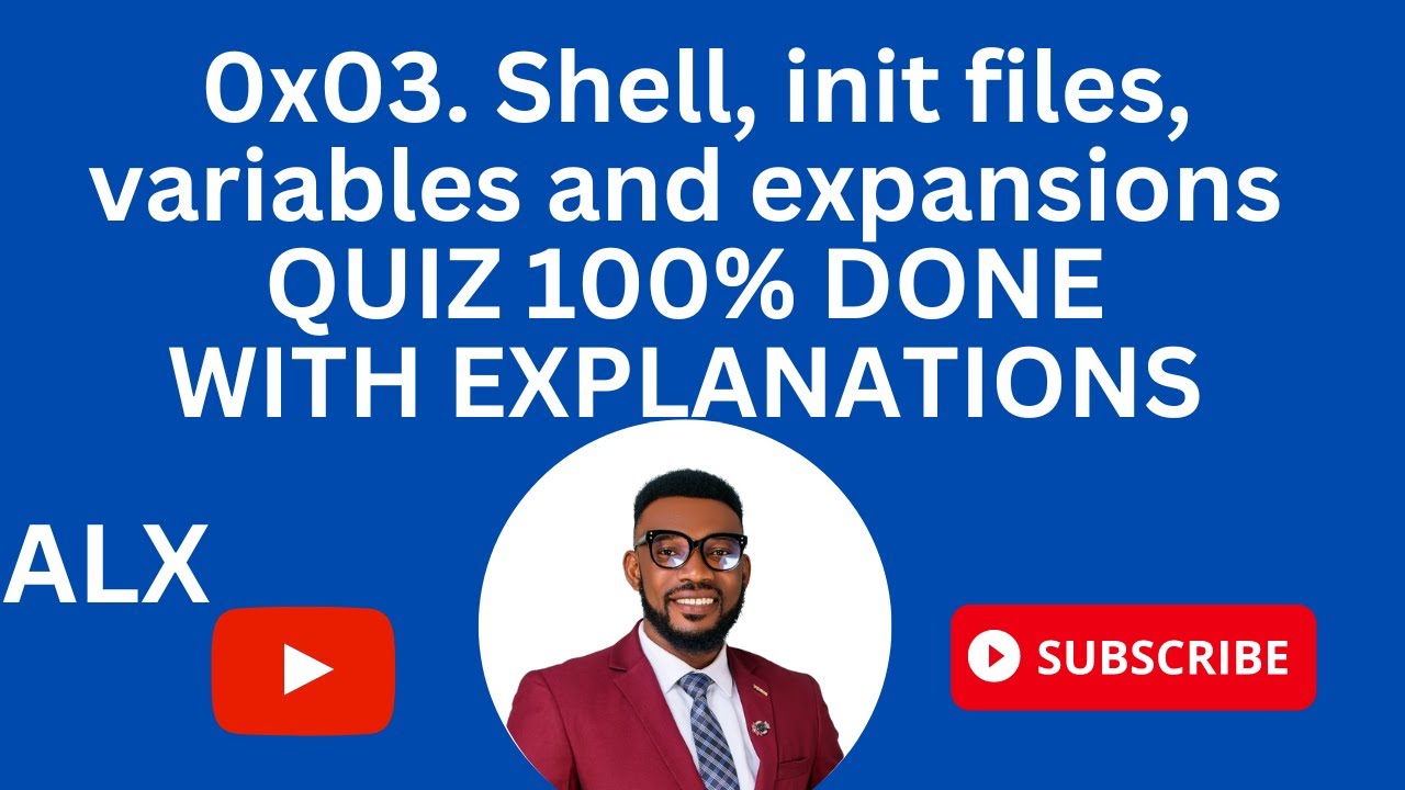 0x03 Shell Init Files Variables And Expansions Quiz Done 100 Youtube