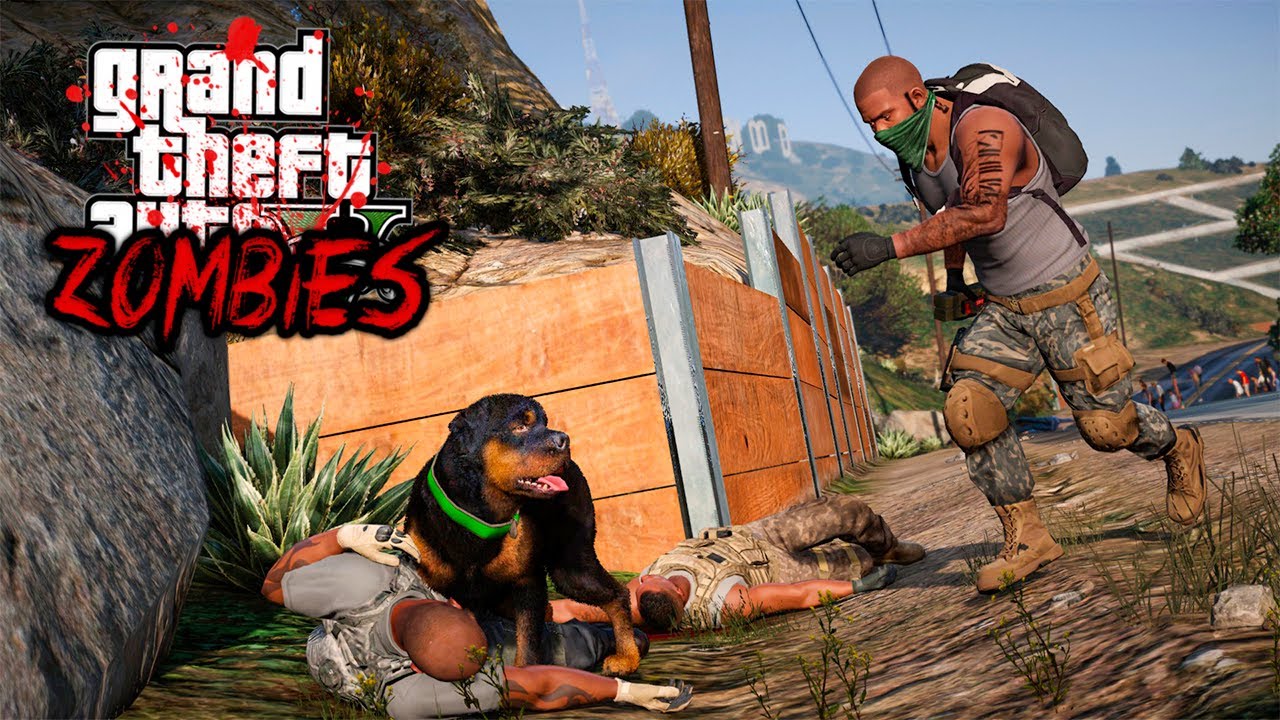 GTA V ZOMBIES - ENCONTRAMOS NOSSO CACHORRO CHOP #60 - YouTube