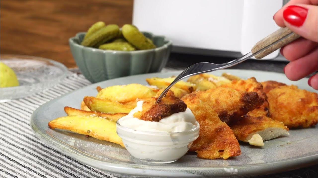 Rántott csirkemell szelet forrólevegős sütőben készítve | Cosori ...