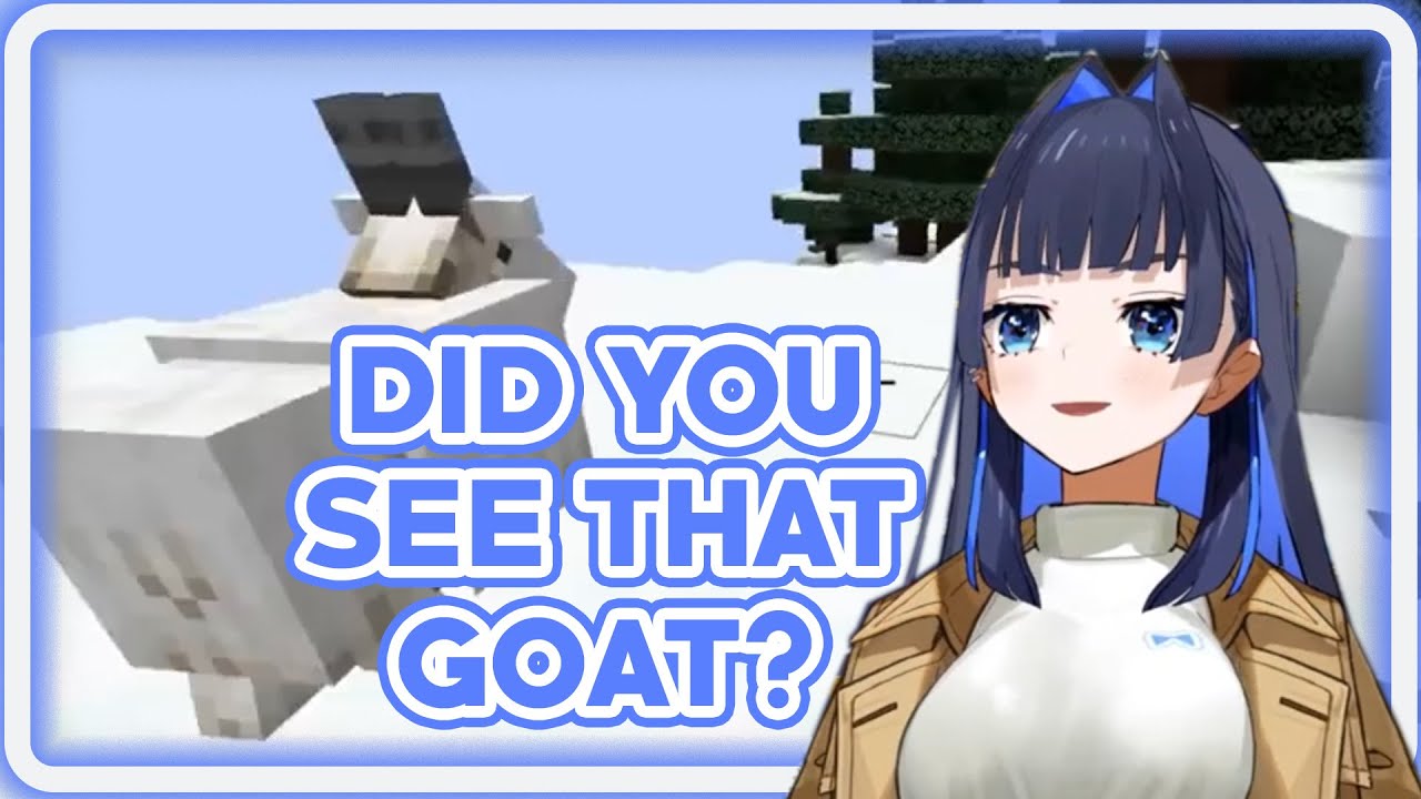 Kronii Offended A Goat In Minecraft - YouTube