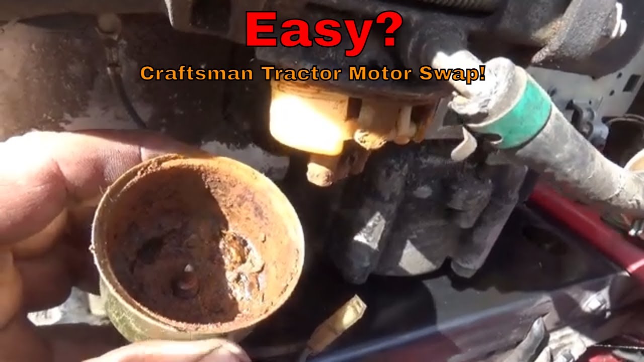 Free Craftsman Tractor and an Easy $40 Engine Swap! - YouTube